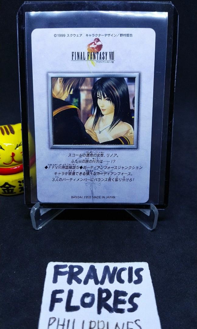 FINAL FANTASY VIII Card - RINOA HEARTILLY #5 (CARDDASS) BANDAI / YEAR ...