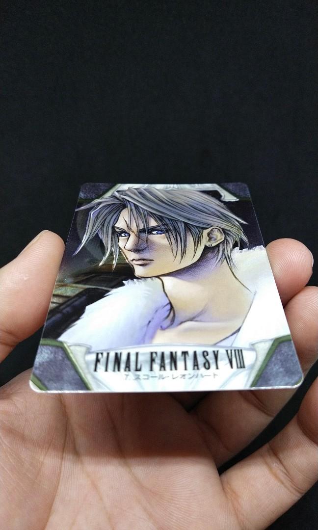 FINAL FANTASY VIII Card - SQUALL LEONHART #7 - SILVER FOIL (CARDDASS ...