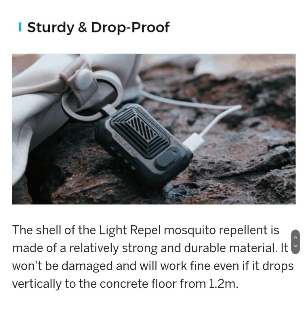 Flextail Light Repel Mosquito Repellent + FREE 10 pad, Sports Equipment ...