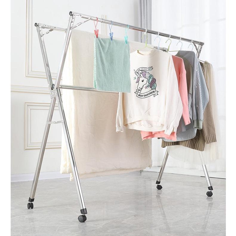 Foldable Extendable x Rack - Clothes Rack Laundry Drying Rack Strong ...