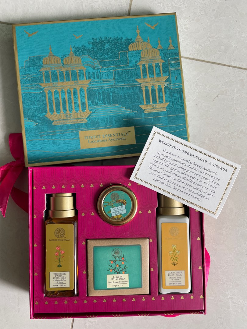 Forest Essential Luxurious Ayurveda Set, Beauty & Personal Care, Face ...