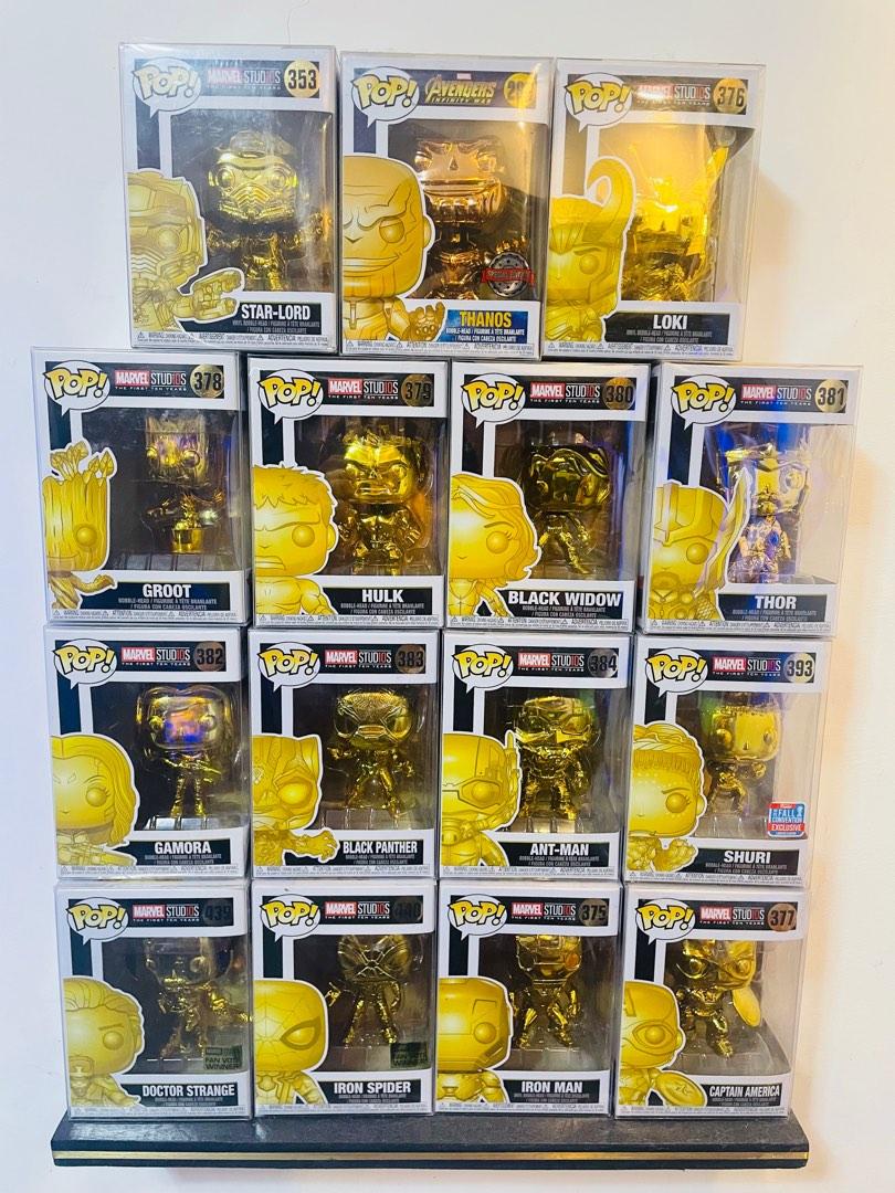 Funko marvel gold edition, Hobbies & Toys, Toys & Games on Carousell
