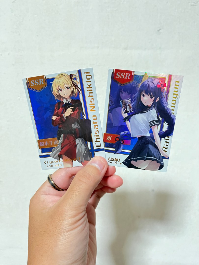 Goddess Feast Vol 3 SSR Chisato Lycoris Recoil Genshin Impact Raiden Shogun, Hobbies & Toys ...