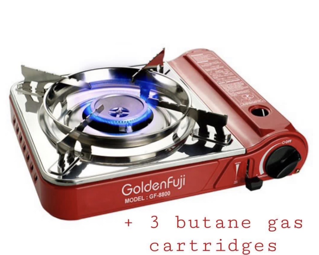 Golden Fuji Gas Stove with 3 butane gases, TV & Home Appliances ...
