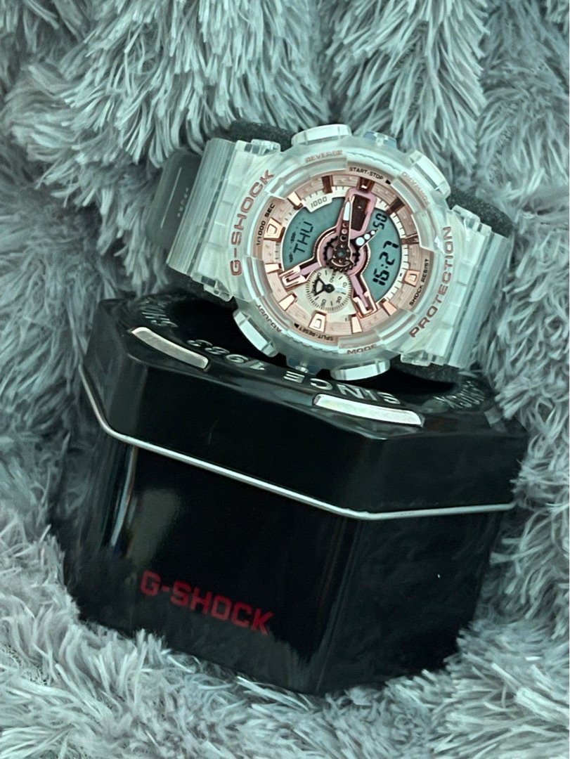G-Shock Transparent Pink, Women's Fashion, Watches & Accessories ...