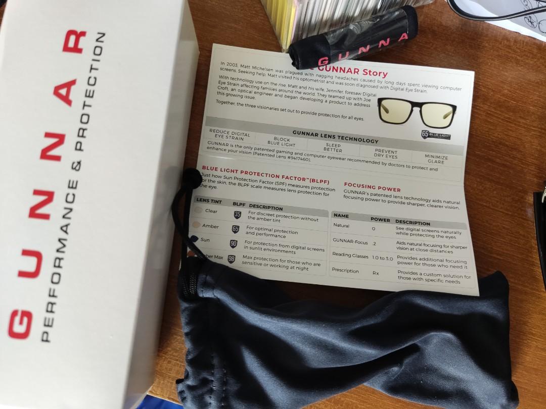 GUNNAR - Gaming and Computer Glasses - Blocks 65% Blue Light - Riot ...