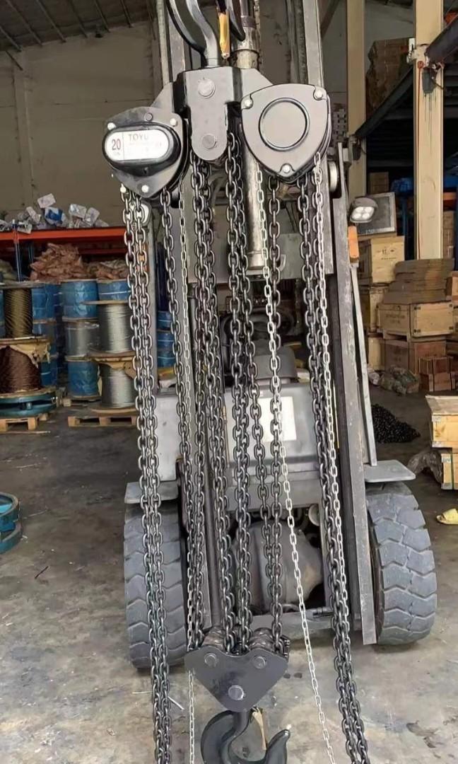 Heavy Duty Chain Block 20 ton, Commercial & Industrial, Construction ...