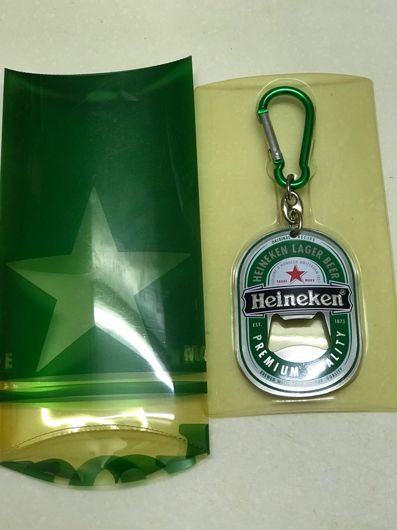 Heineken Keychain Bottle Opener, Furniture & Home Living, Kitchenware ...