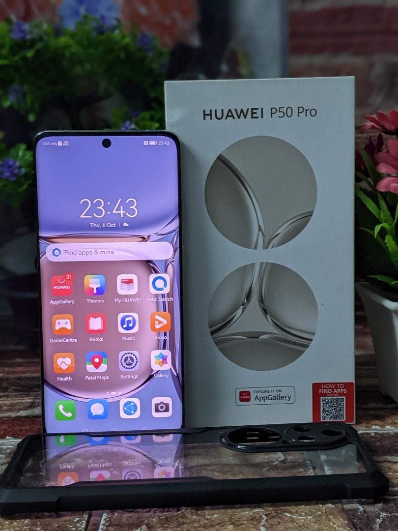 Huawei P50 Pro 256 Silver Blue Limited Edition, Mobile Phones & Gadgets ...