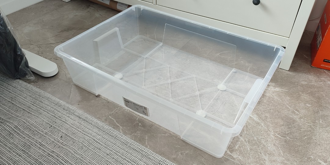 Ikea Samla Box 55L, Furniture & Home Living, Home Improvement ...