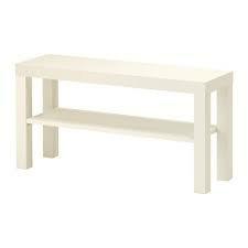 Ikea White TV Bench, Furniture & Home Living, Furniture, TV Consoles on ...