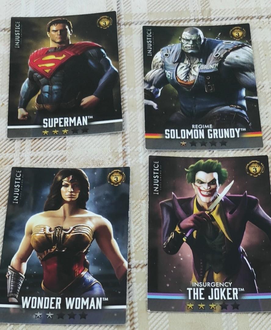 Injustice Cards for sale, Hobbies & Toys, Toys & Games on Carousell