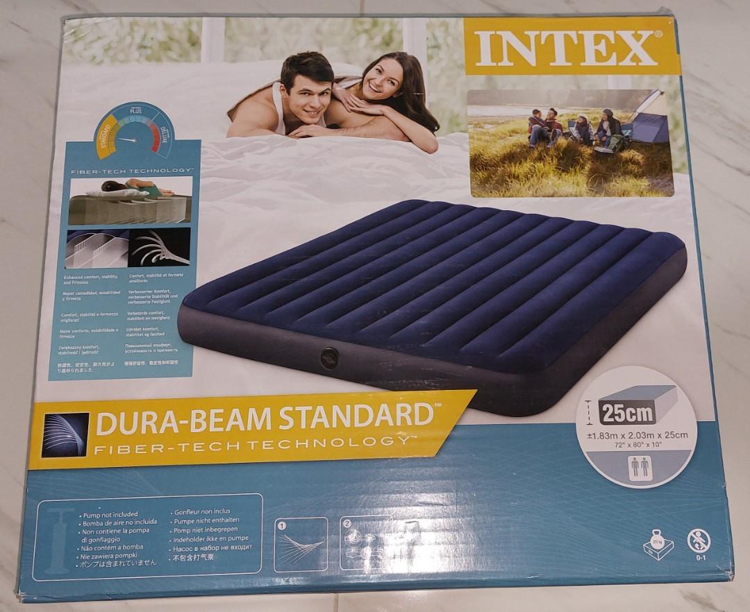 Intex King Size Airbed, Furniture & Home Living, Furniture, Bed Frames & Mattresses on Carousell