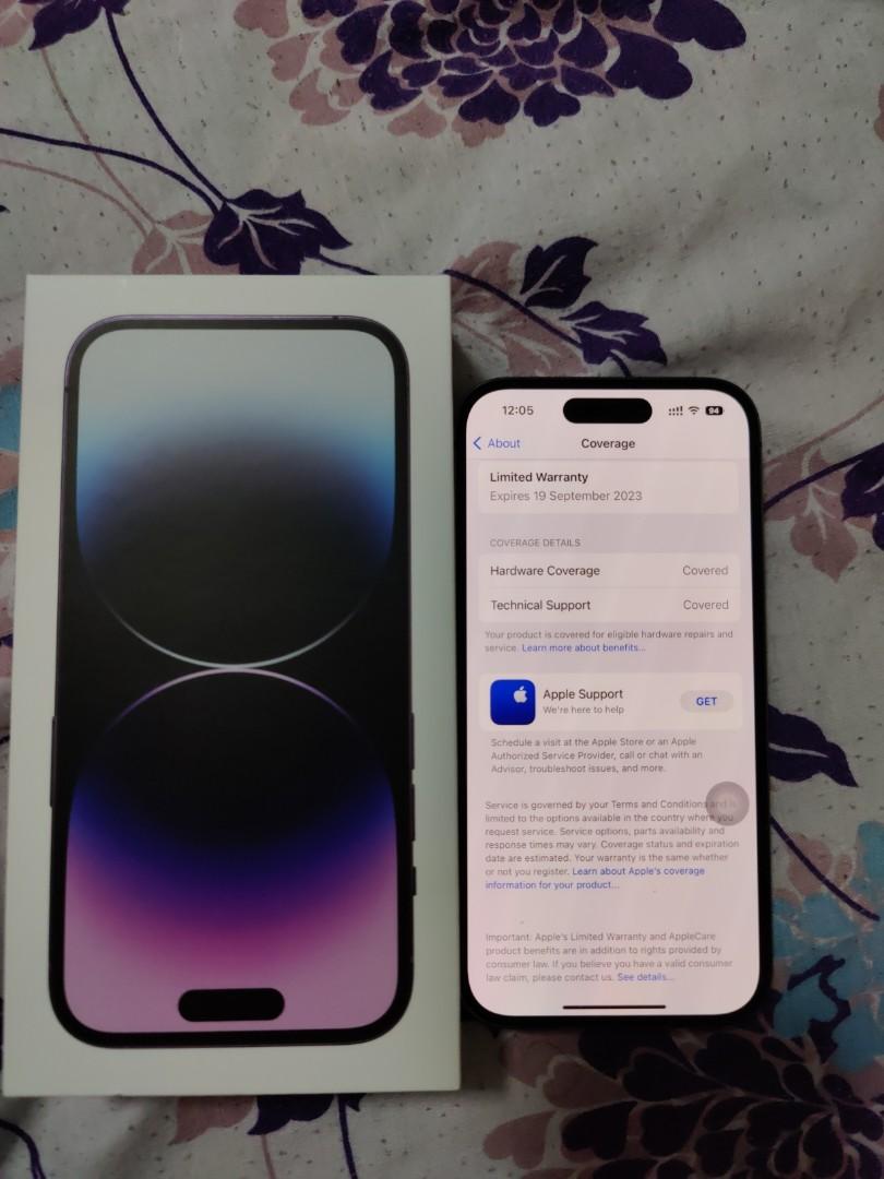 HK iPhone 14 pro 256gb deep purple dual SIM Hong Kong, Mobile Phones ...