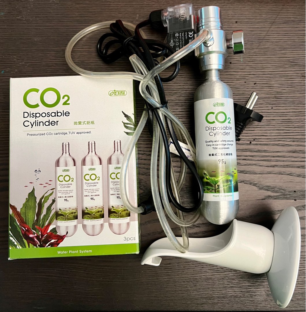 ISTA CO2 Disposable 95g Premium Supply Set for Aquarium, Pet Supplies ...