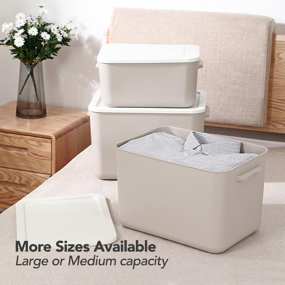 Japanese Minimalist Stackable Storage Boxes in Assorted Sizes ...
