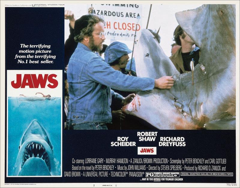 JAWS (1975) HUGE LOBBY CARDS (11X14 INCHES) SET OF 8 CLEARANCE, Hobbies ...