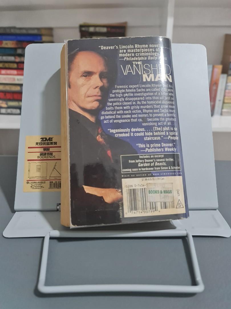 Jeffery Deaver - The Vanished Man, Hobbies & Toys, Books & Magazines ...