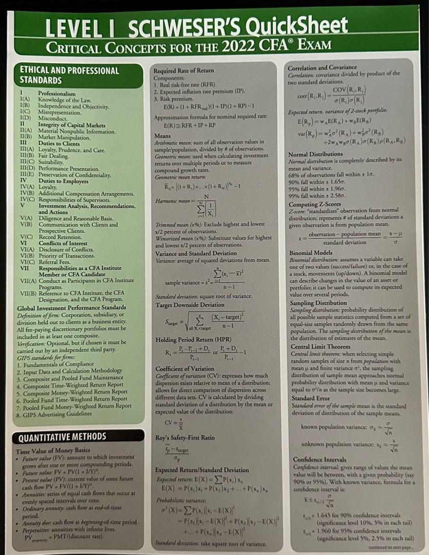 Kaplan Schweser CFA Level 1 textbook 2022 + Lecture slides + Revision ... Kaplan Schweser CFA Level 1 textbook 2022 + Lecture slides + Revision ...