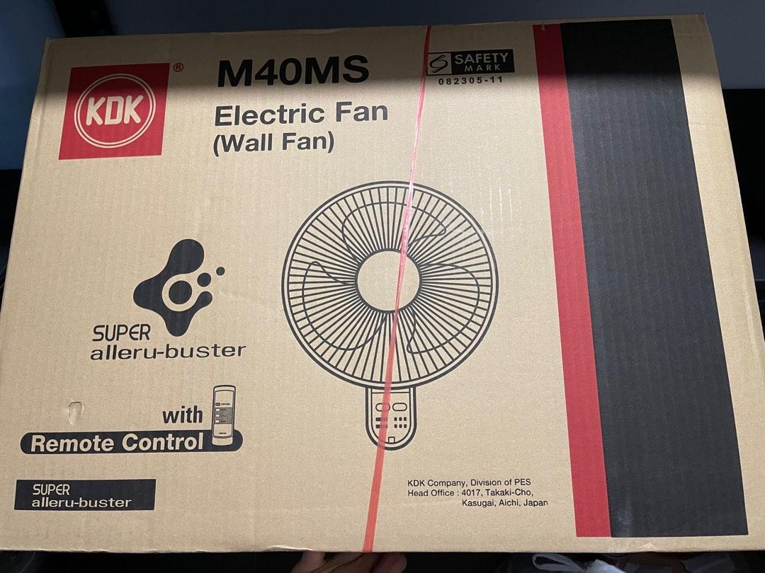 KDK Electric Wall Fan (M40MS), Furniture & Home Living, Lighting & Fans ...