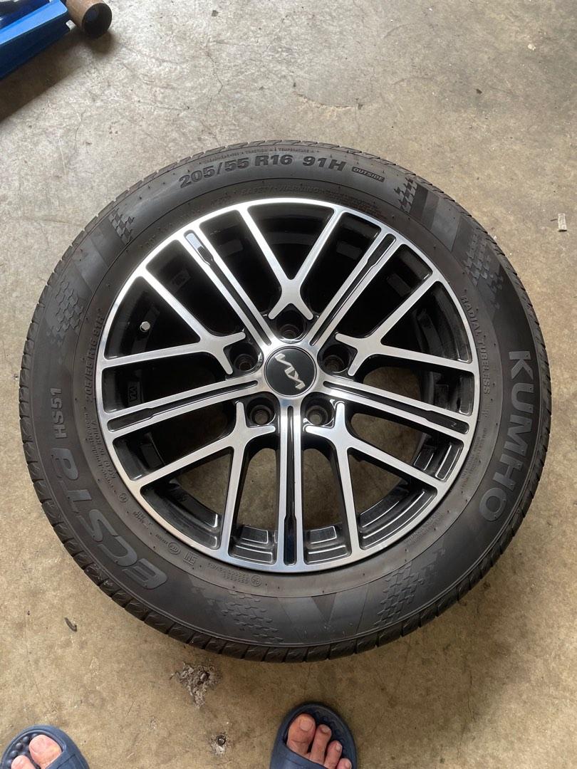 Kia cerato 16 inches rims n tyres, Car Accessories, Tyres & Rims on ...