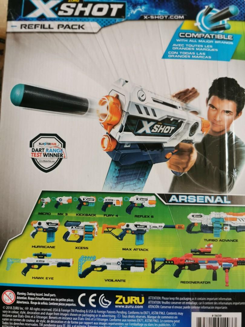 Kids X SHOT toy gun 100pc bullet refill pack, Hobbies & Toys, Toys ...