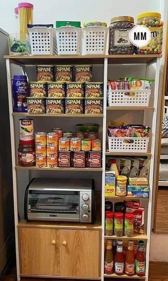 Kitchen Rack with Shelf and Cabinet Multi Purpose Rack with Cabinet and ...