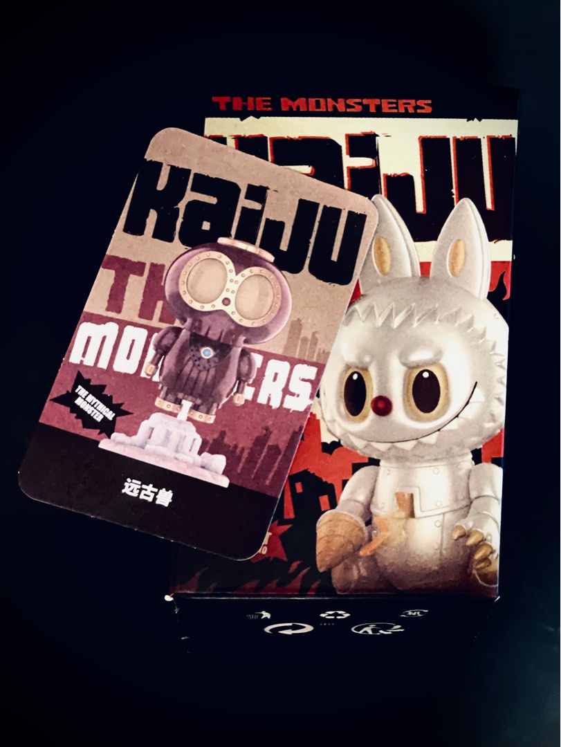 Labubu The Monsters Kaiju 遠古獸 the mythical monster (只開盒未拆袋）, 興趣及遊戲, 玩具 ...