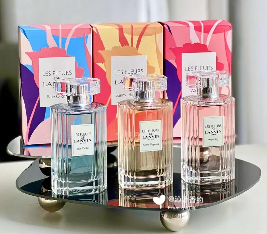 LANVIN Les Fleurs Blue Orchid/ water lily, Beauty & Personal Care ...