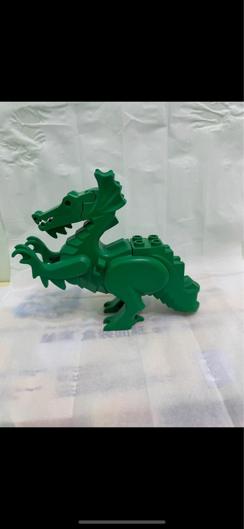 Lego caste vintage green dragon, 興趣及遊戲, 玩具 & 遊戲類 - Carousell