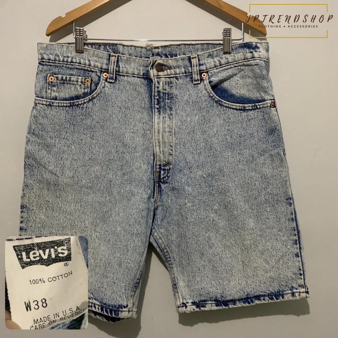 LEVIS ACID WASH MAONG SHORTS, Men's Fashion, Bottoms, Shorts on Carousell