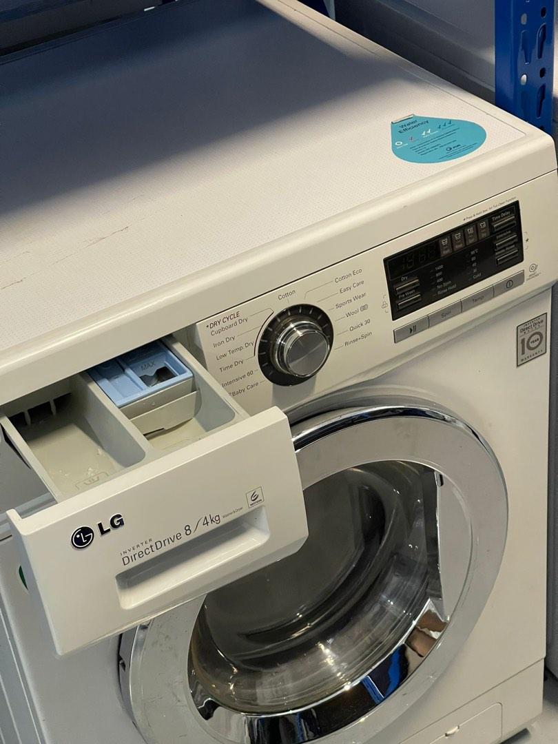 LG 8/4kg, 6 Motion Inverter Direct Drive Washer Dryer WD1486ADP3, TV ...