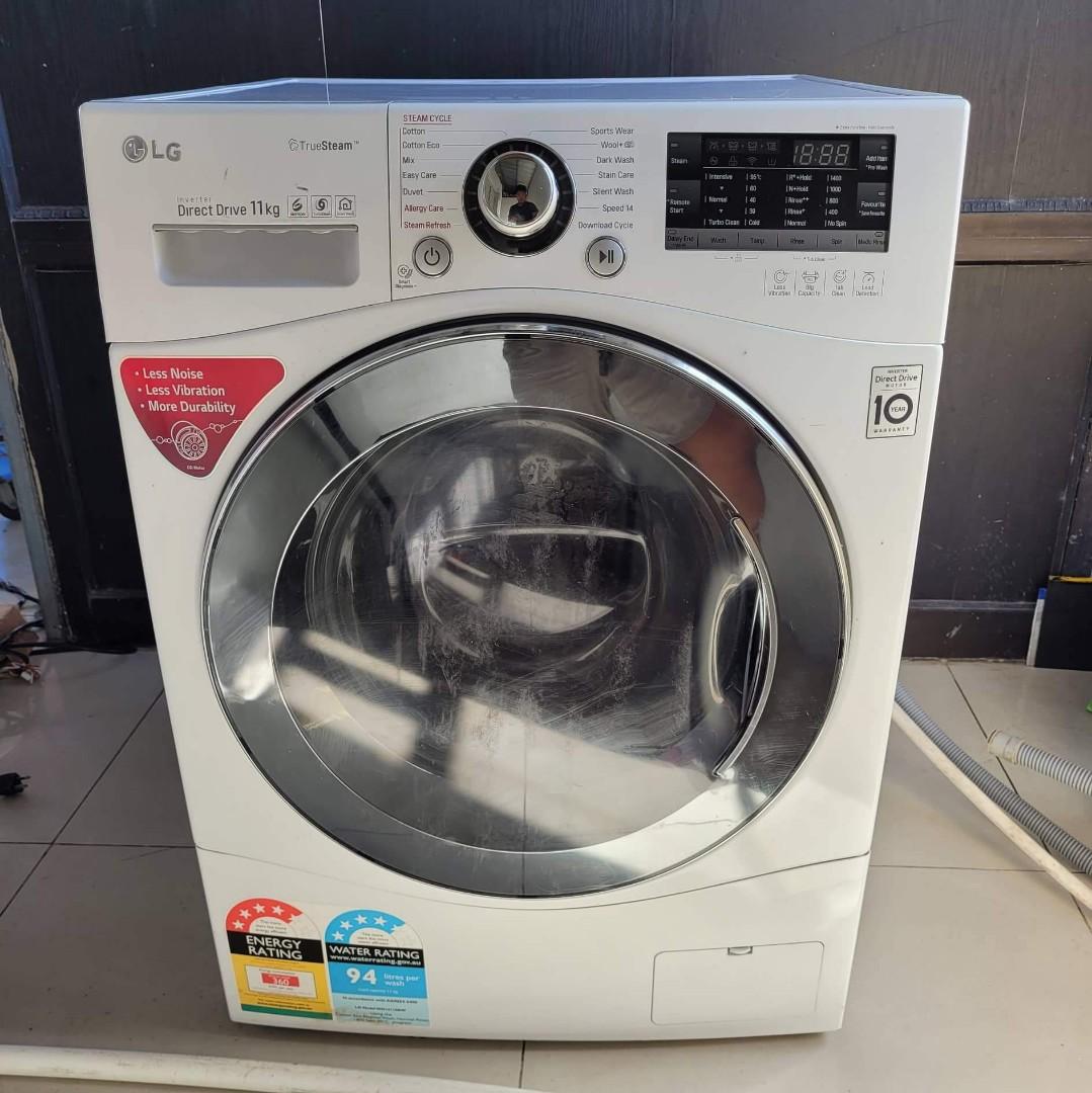LG FRONTLOAD 11KG DIRECT DRIVE WASHING MACHINE, TV & Home Appliances ...