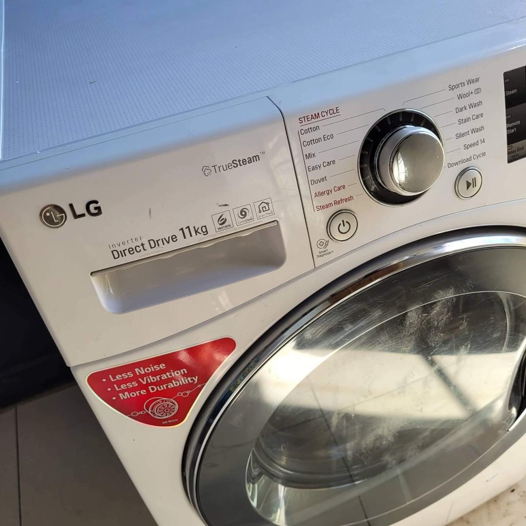 LG FRONTLOAD 11KG DIRECT DRIVE WASHING MACHINE, TV & Home Appliances ...