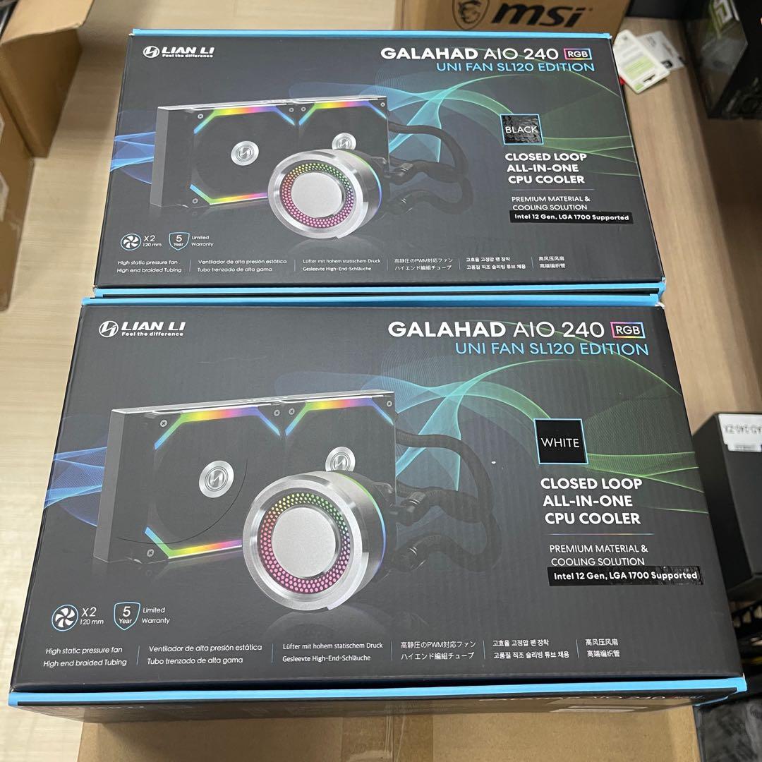 Lian Li Gallahad AIO 240 Uni Fan SL Edition (White/Black), Computers ...