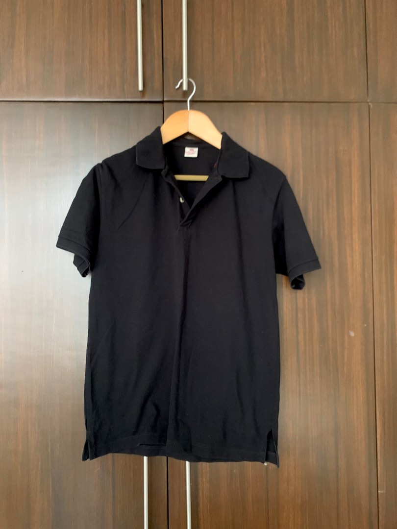 Lifeline Polo Shirt - Black, Men's Fashion, Tops & Sets, Tshirts & Polo ...