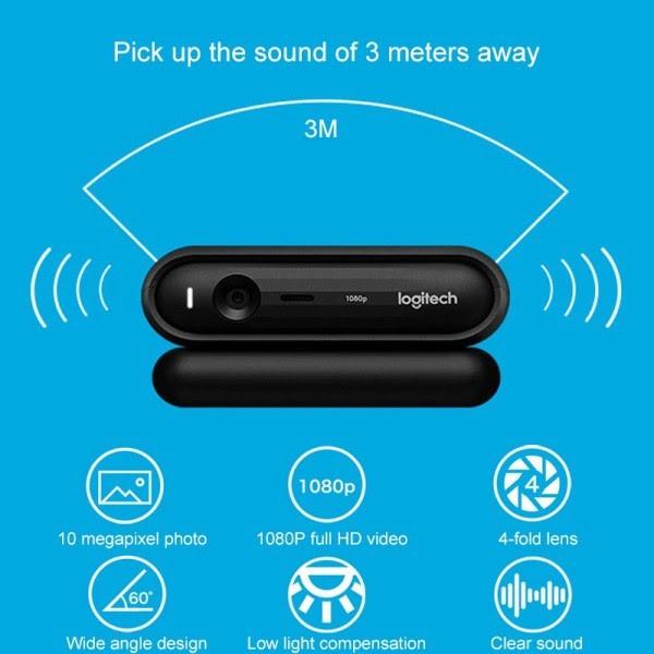 Logitech C670i 1080P HD Automatic Correction Of Low Light Intensity 2M ...