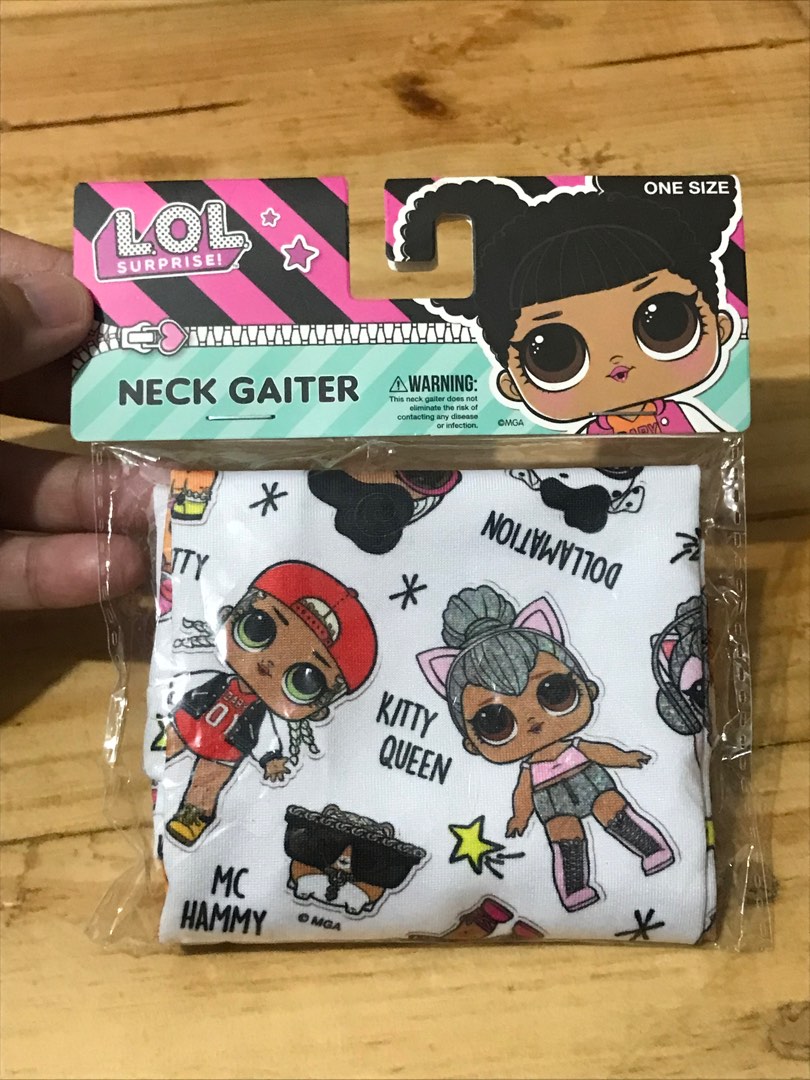LOL Surprise Neck Gaiter - Authentic, Health & Nutrition, Face Masks ...