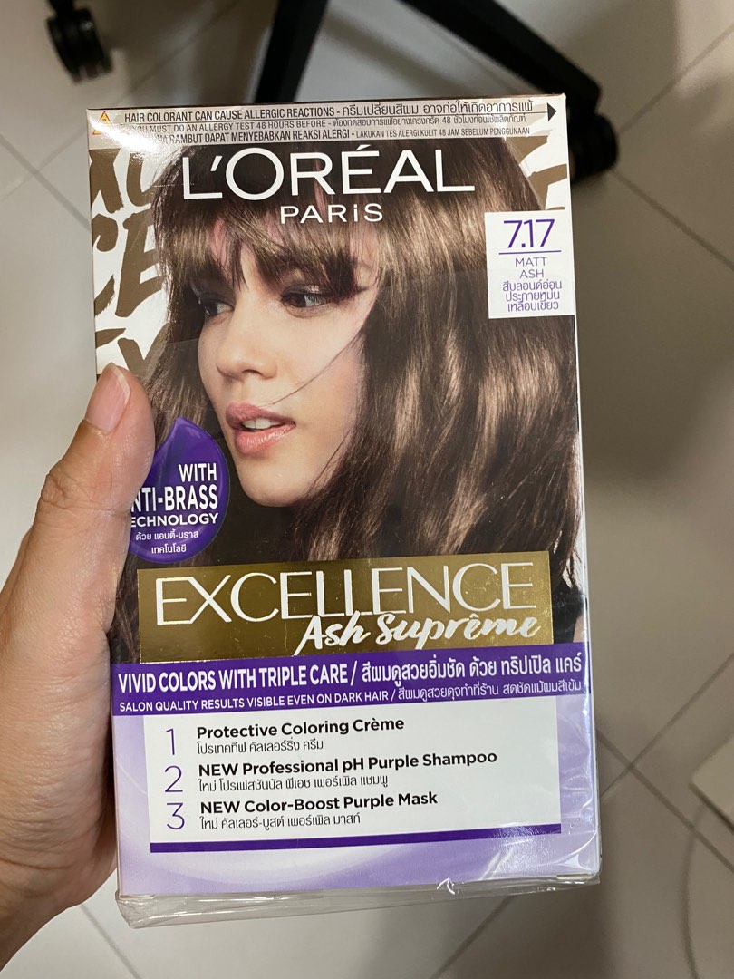 L’oreal Hair Color Matt Ash Ash Supreme, Beauty & Personal Care, Hair ...