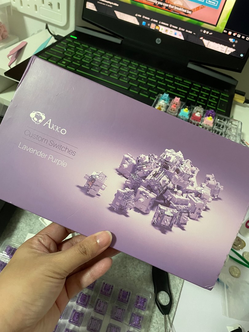 [LUBED] Akko CS Lavender Purple, Computers & Tech, Parts & Accessories ...