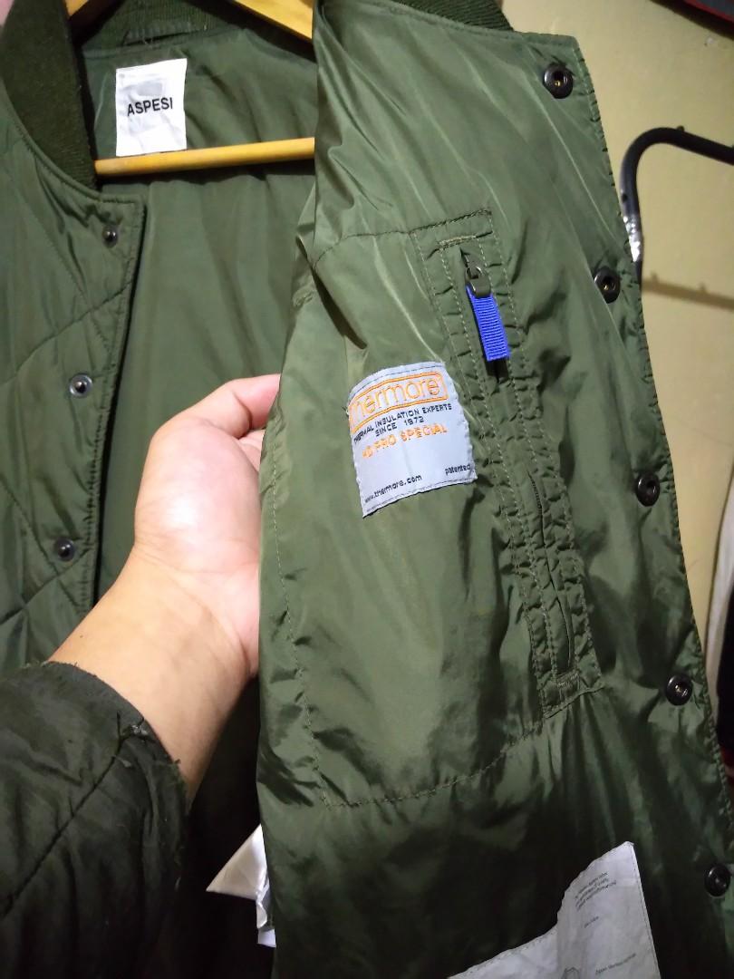 (M) Alberto Aspesi Panino Quilted Bomber Jacket, Men's Fashion, Coats ...