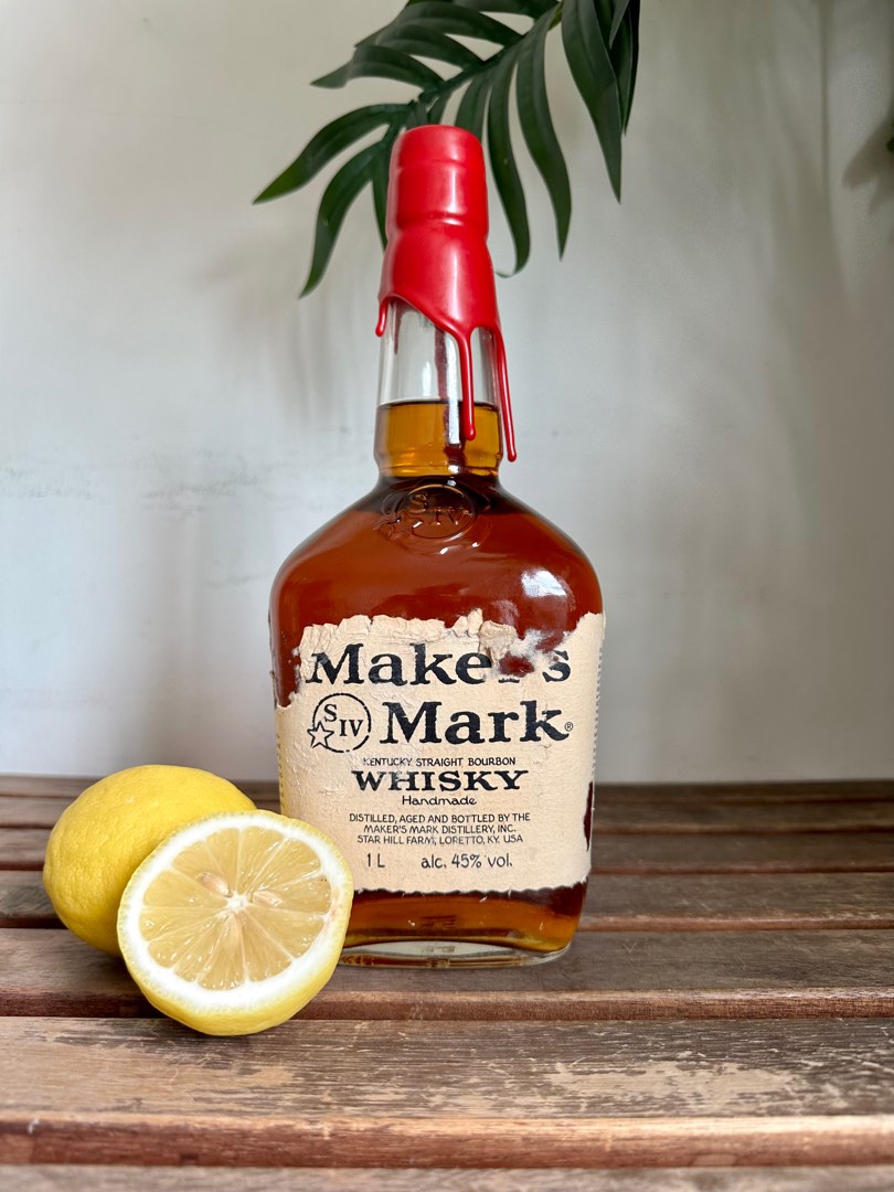 Maker's Mark Kentucky Bourbon Whiskey - 1L, Food & Drinks, Alcoholic ...