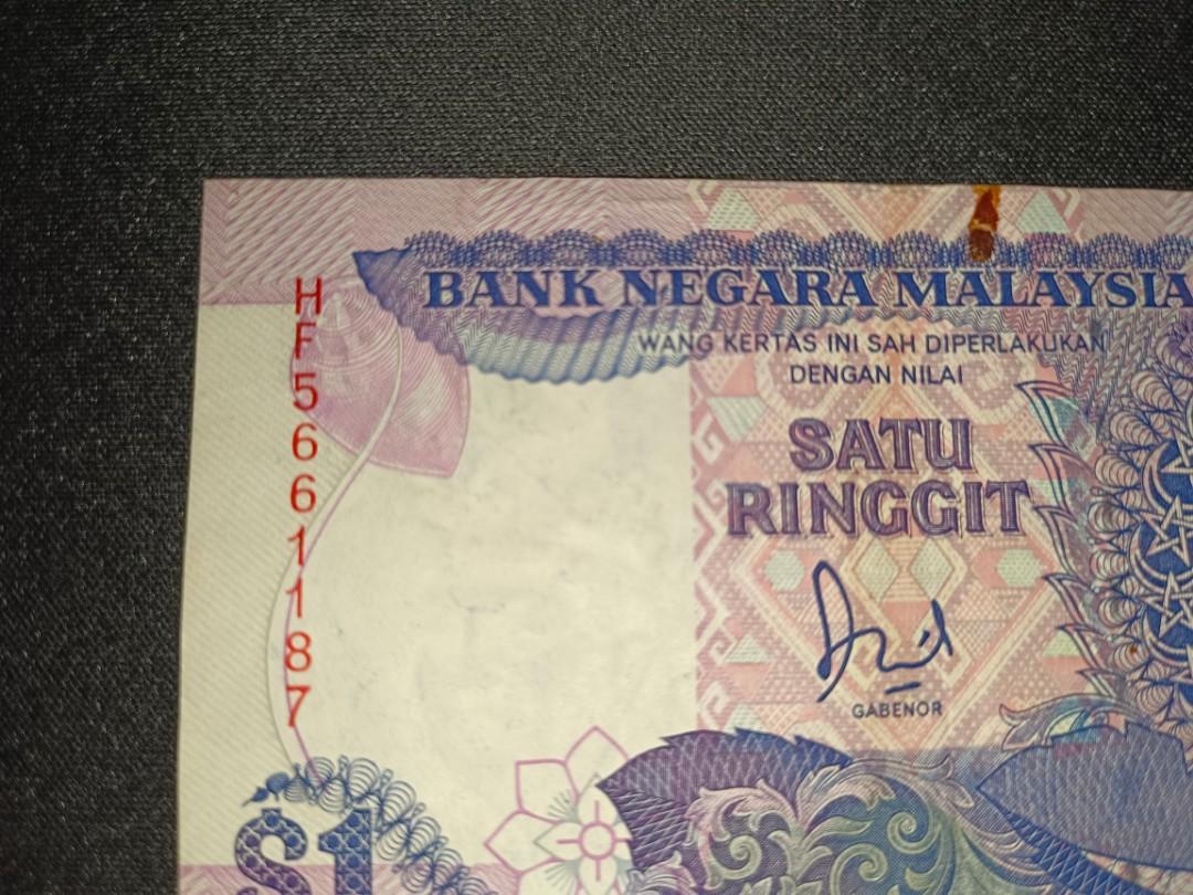 Malaysia RM1 Old Bank Note, Hobbies & Toys, Collectibles & Memorabilia ...