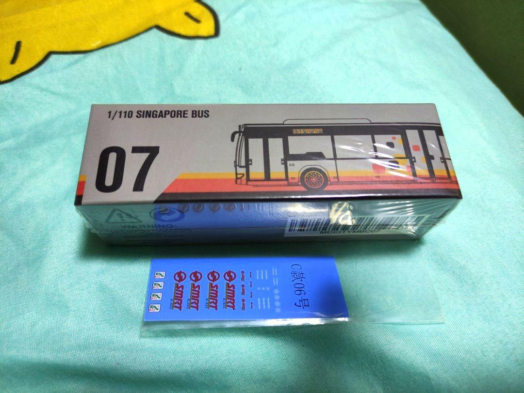 (Limited edition) Singapore SMRT bus diecast 1:110, Hobbies & Toys ...