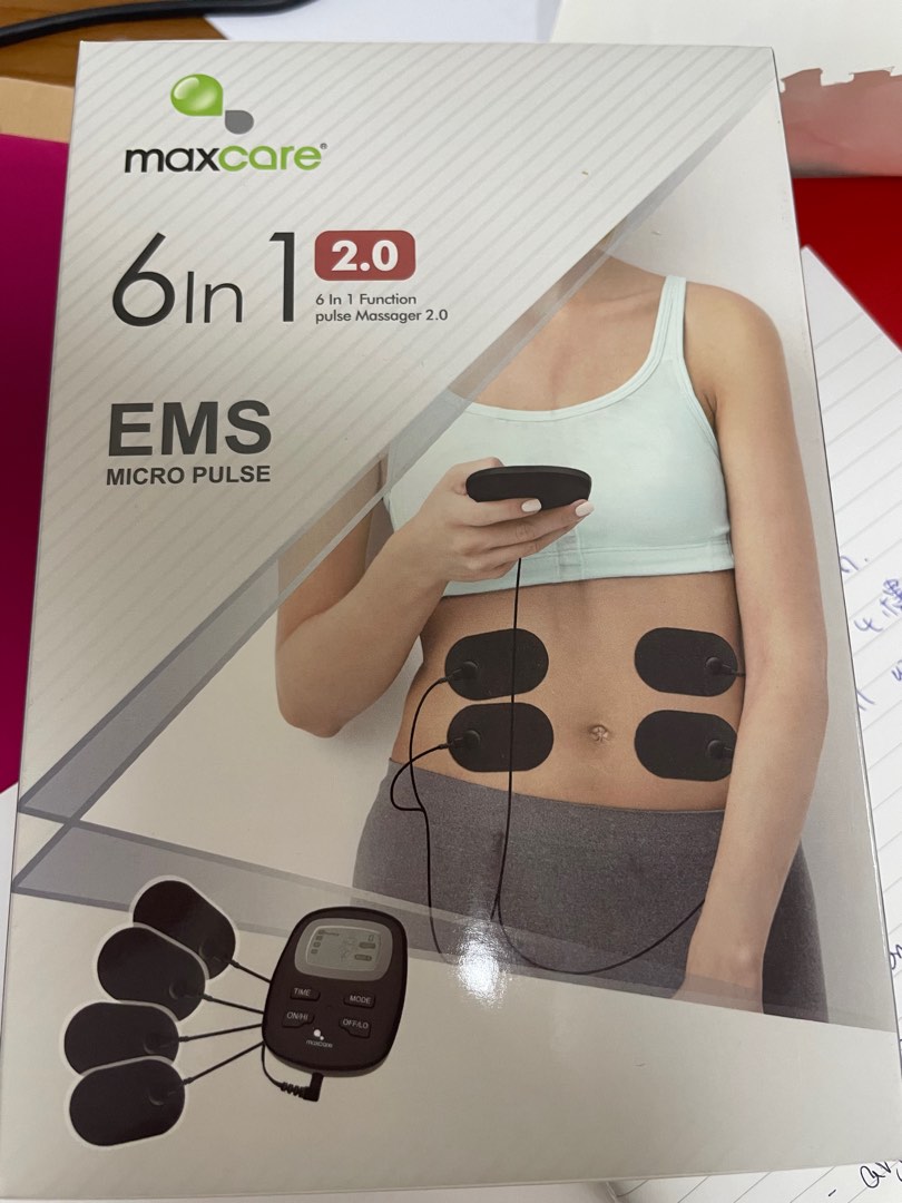 Maxcare 6 in 1 按摩儀 EMS micro pulse, 運動產品, 運動與健身, 運動與健身 - 拉伸配件 - Carousell