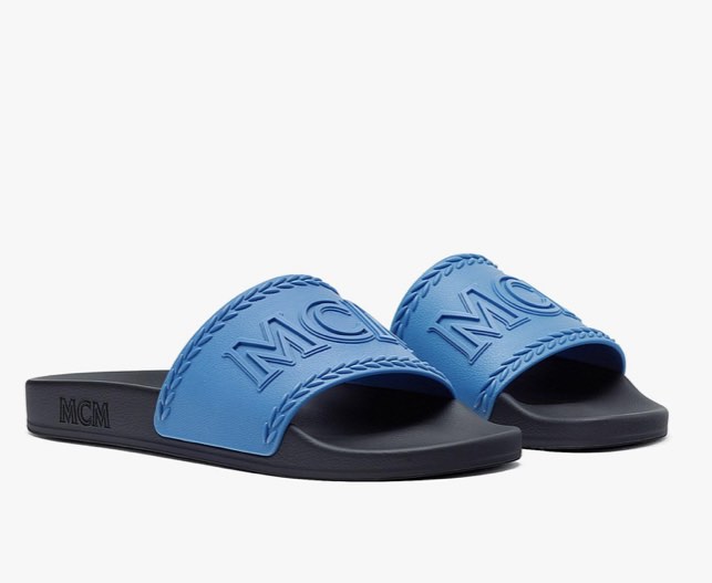 MCM Slides, Men's Fashion, Footwear, Flipflops and Slides on Carousell