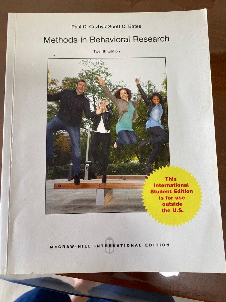 Methods in Behavioural Research ( 12 edition), Hobbies & Toys, Books ...