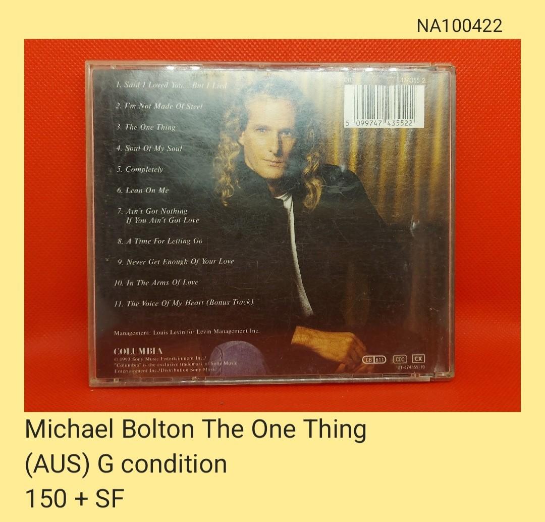 Michael Bolton CD (unsealed), Hobbies & Toys, Music & Media, CDs & DVDs ...
