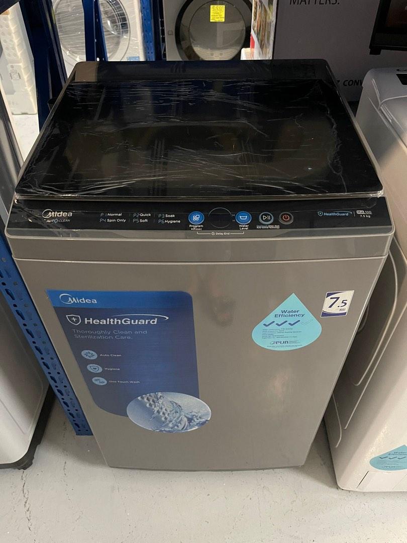 MIDEA 7.5KG TOP LOAD WASHER MA100W75/GK/E, TV & Home Appliances ...