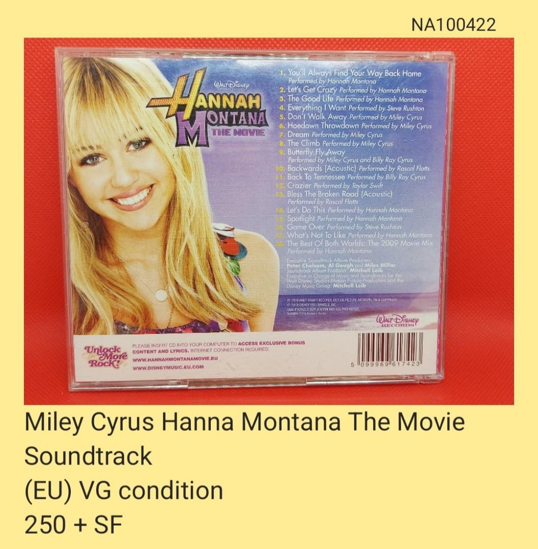 Miley Cyrus Hannah Montana CD (unsealed), Hobbies & Toys, Music & Media ...